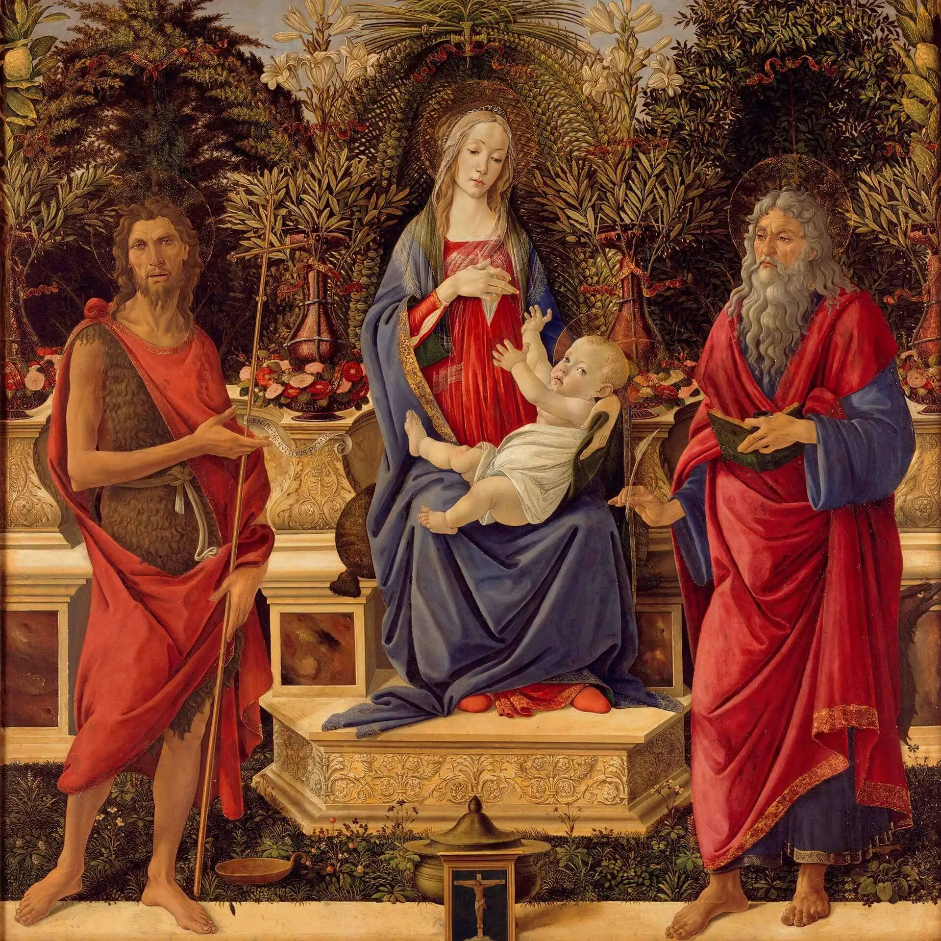 Madonna with Saints - Real Oil Portraits